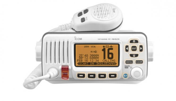 ICOM M424G Fixed Mount Marine VHF Radio with Hailer